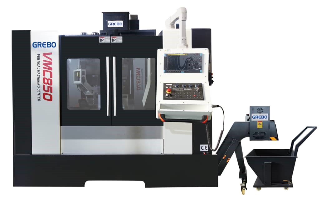 Grebo VMC850 Vertical Machining Center – Metal Chip Machinery